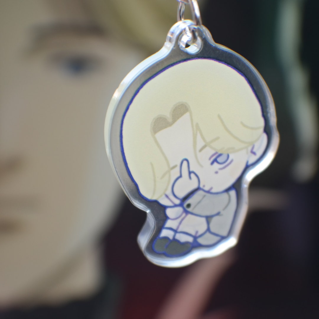 Johan Monster Anime Charm Keychain - Etsy