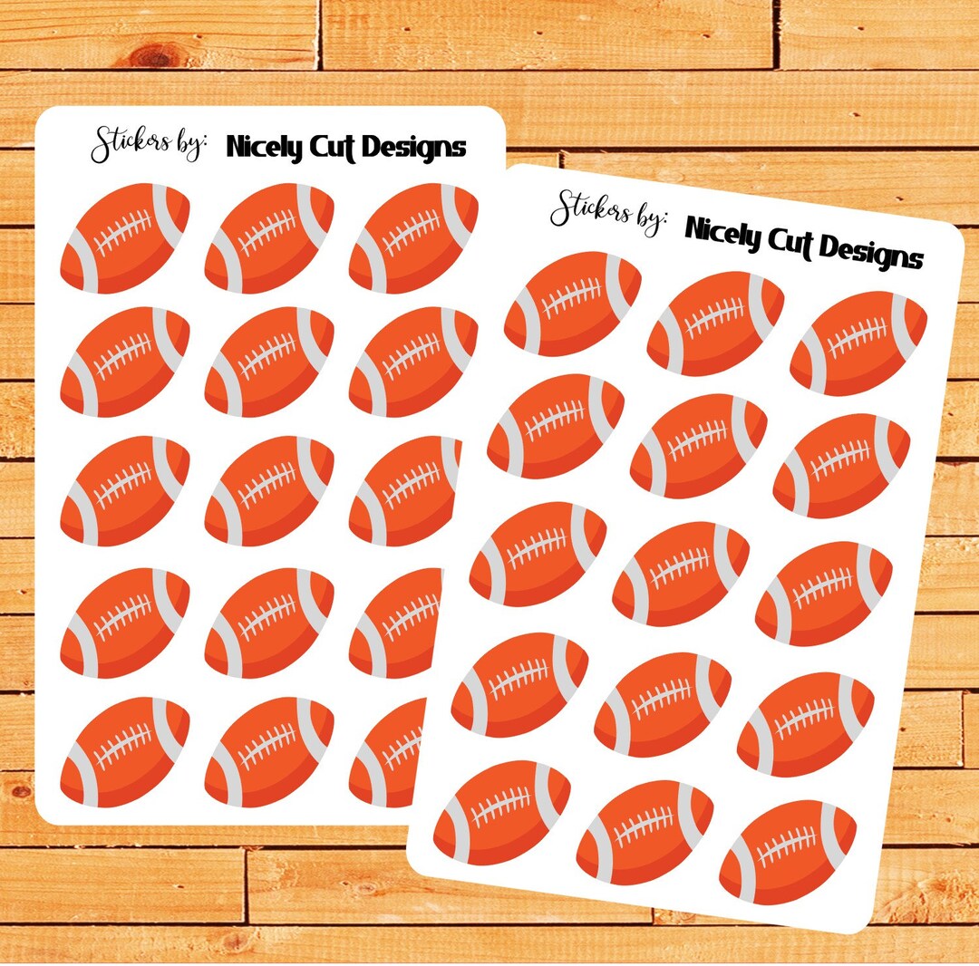 Football Stickers, Sports Sticker Set, Sports Theme, Football Team ...