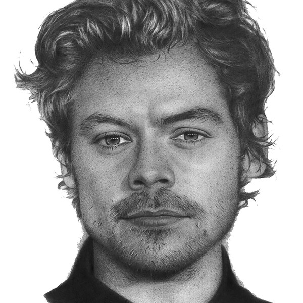 Harry Styles Drawing - Etsy