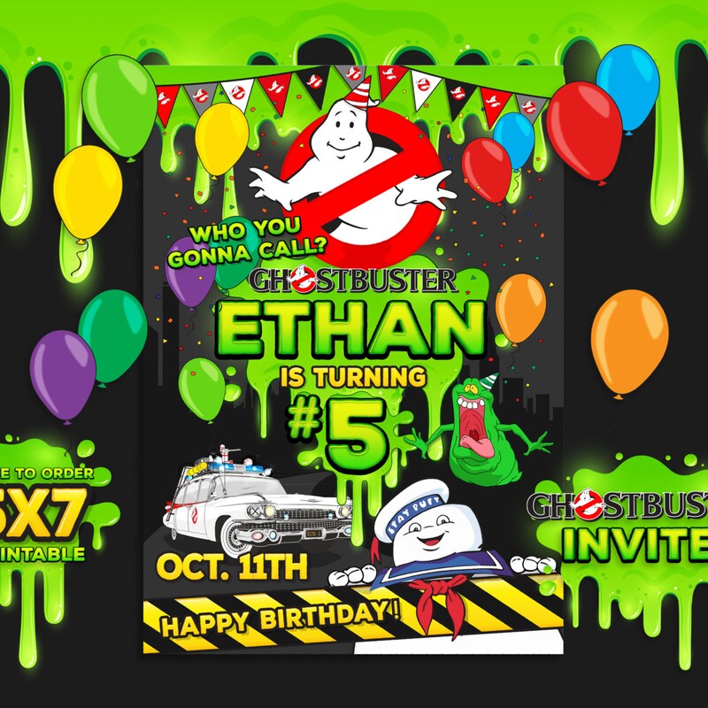 Ghostbusters Party - Etsy