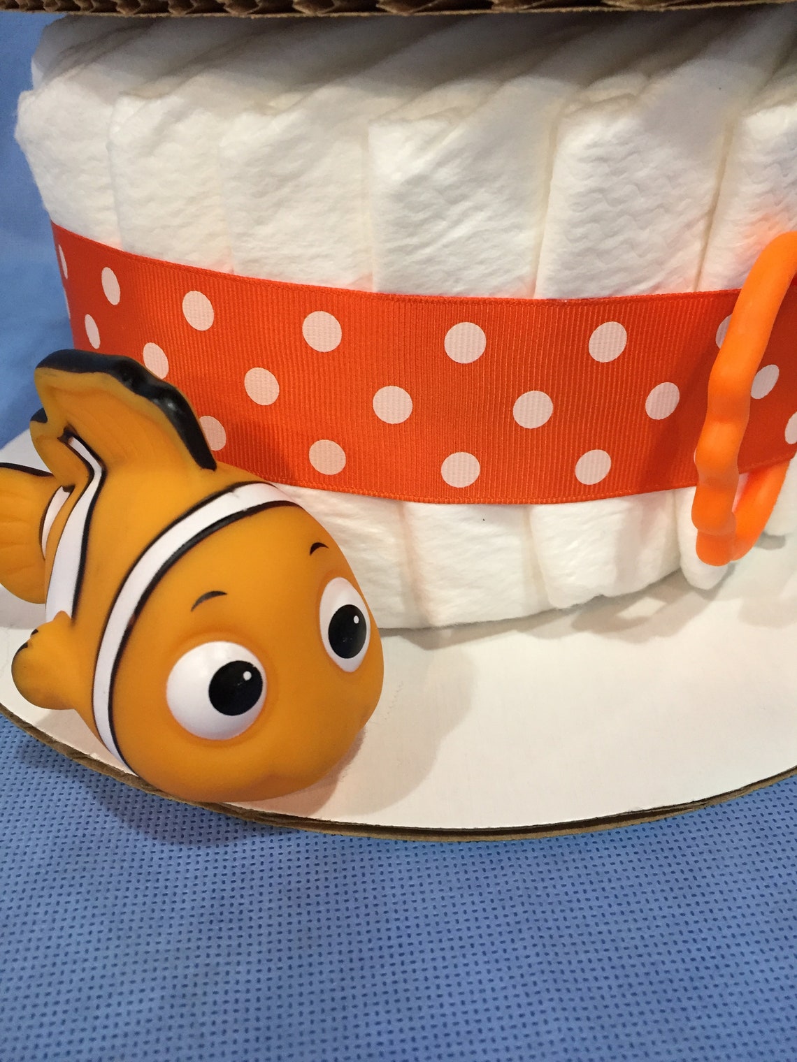 Disney Finding Nemo Diaper Cake Two Tier Gender Neutral with | Etsy