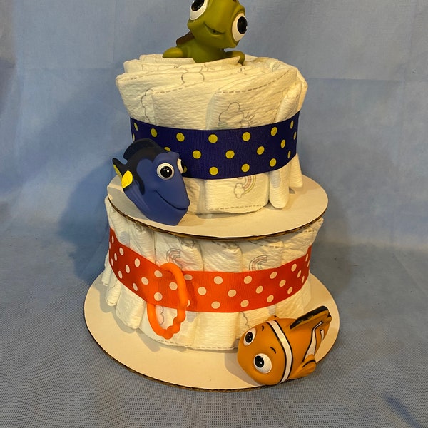 Nautical Diaper Cake - Etsy