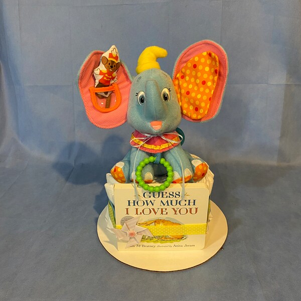Dumbo Diaper Cake - Etsy