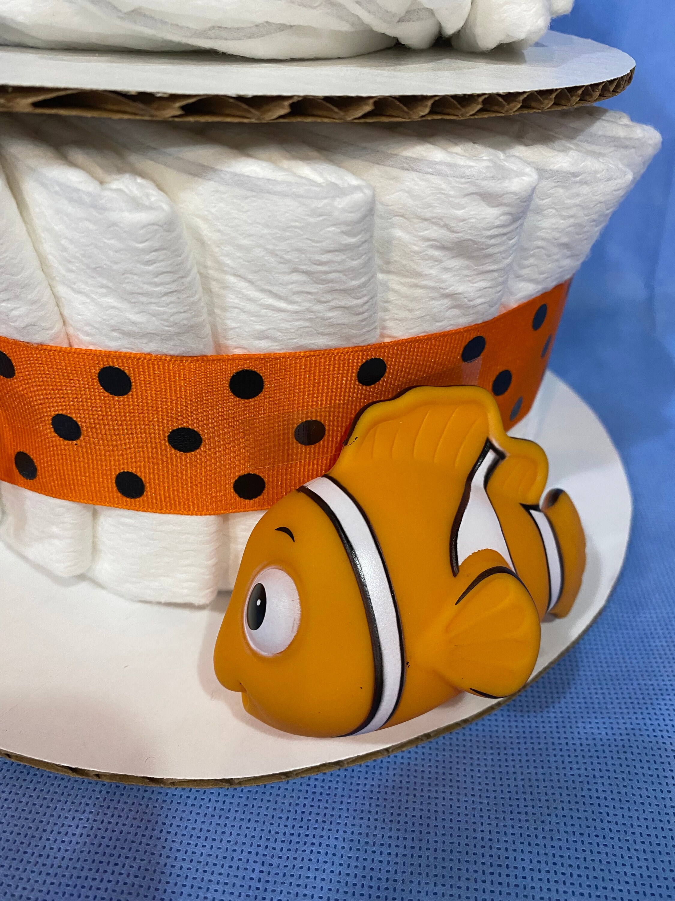 Disney Finding Nemo Diaper Cake! Two Tier, Gender Neutral with Nemo ...