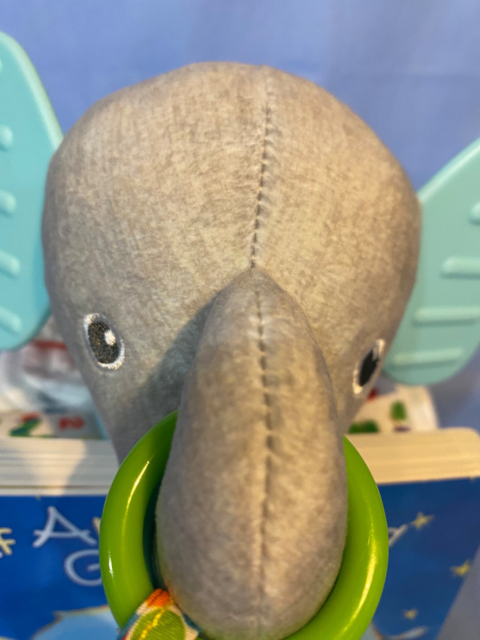 Eric Carle Gray Elephant Clip & Go Plush Developmental Toy Diaper Cake ...