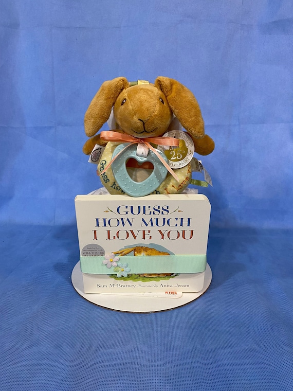 Guess How Much I Love You Rabbit Teether Activity Toy & - Etsy