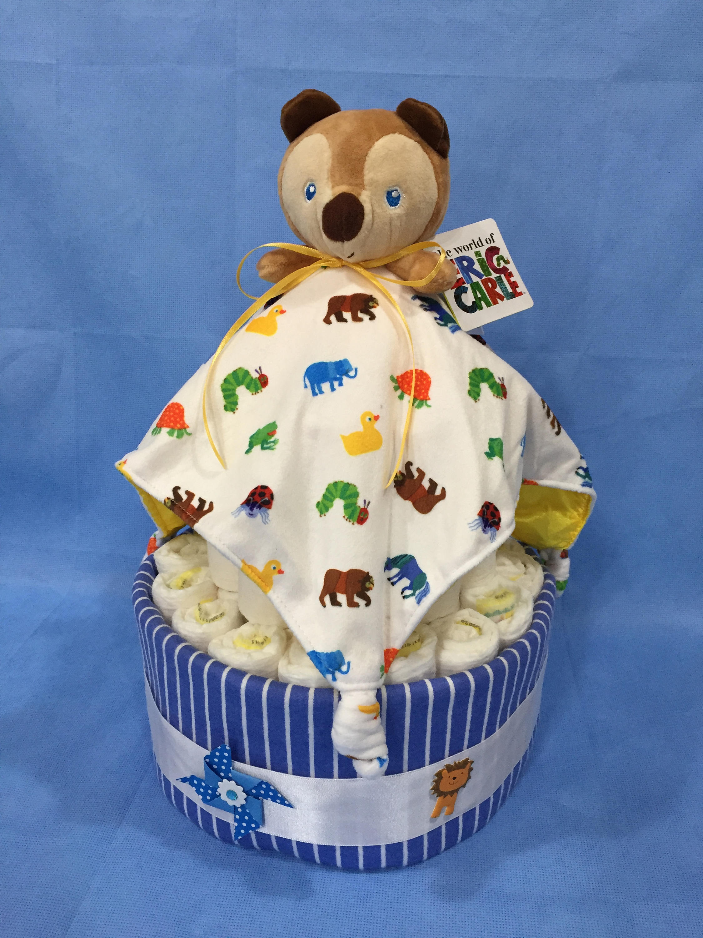 Eric Carle Brown Bear Snuggle Diaper Cake! Plush, Gender Neutral, Two ...