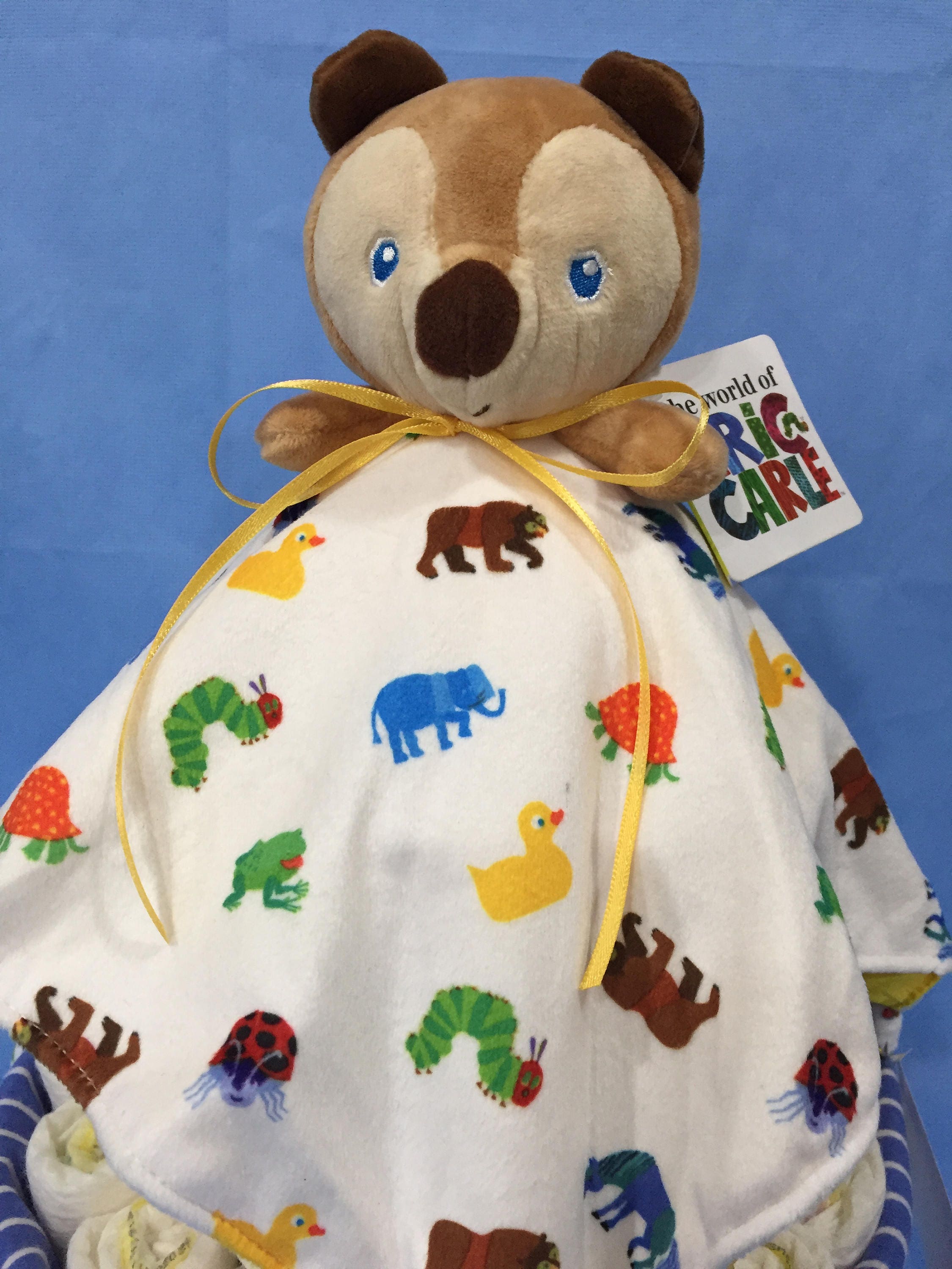 Eric Carle Brown Bear Snuggle Diaper Cake! Plush, Gender Neutral, Two ...
