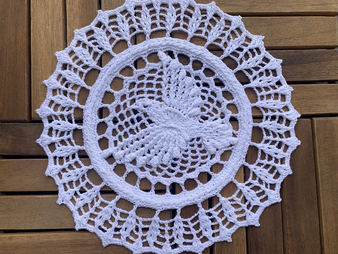 Handmade Crochet Doily Dove, Crochet Dream Catcher, Ready to Ship - Etsy