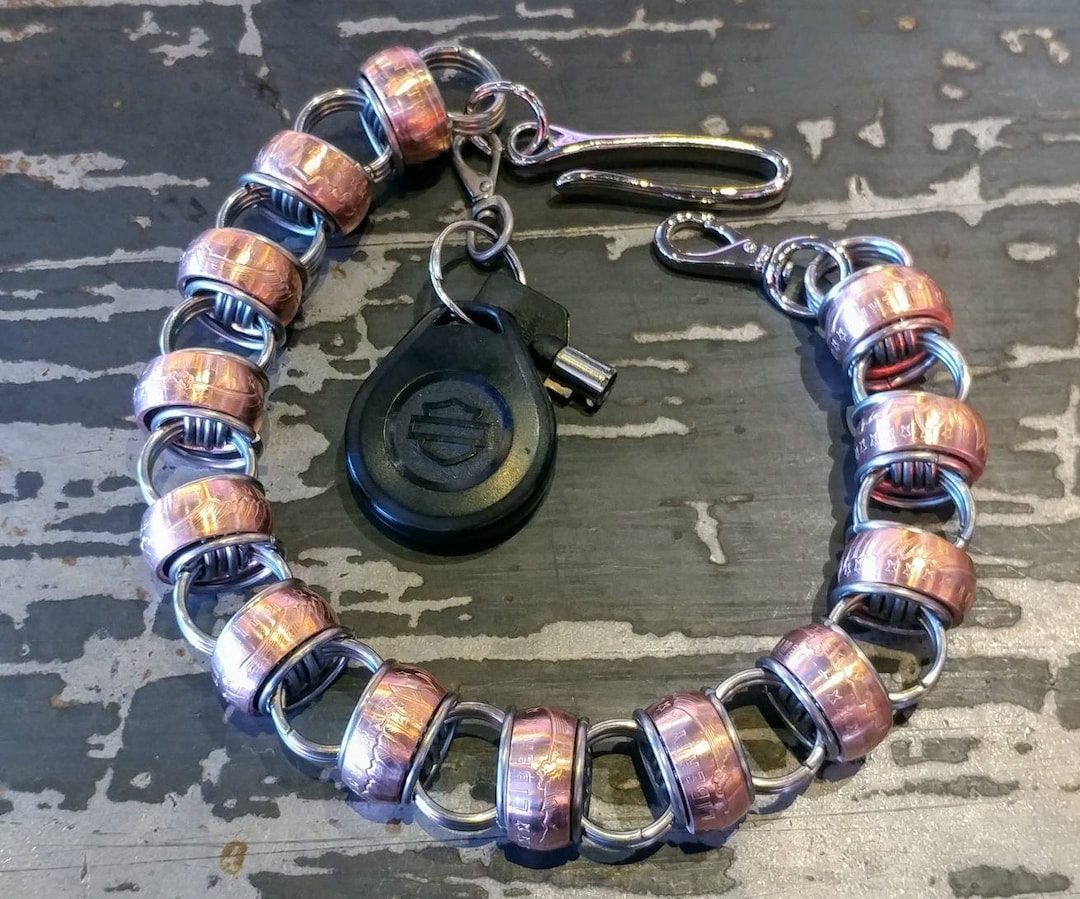 Orbital Walletchain - Handmade of .999 Pure Copper / Stainless Steel ...