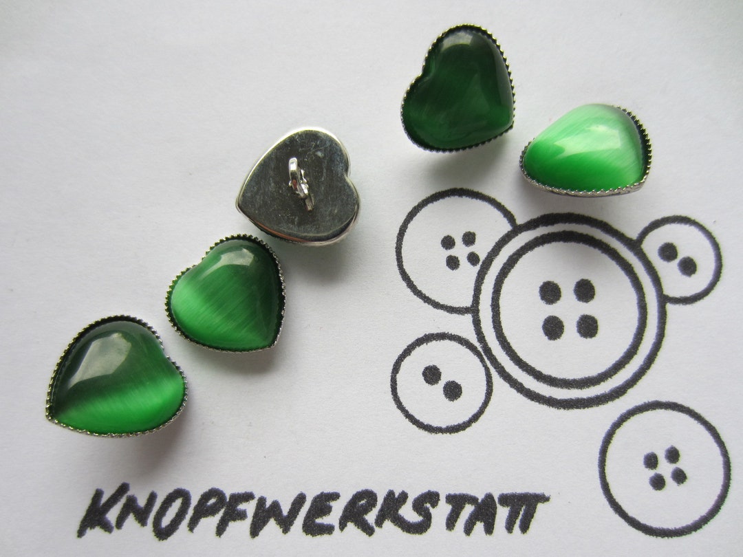 8 Metal Buttons 13 X 12 Mm, Buttons, Children's Buttons, Shank Button ...
