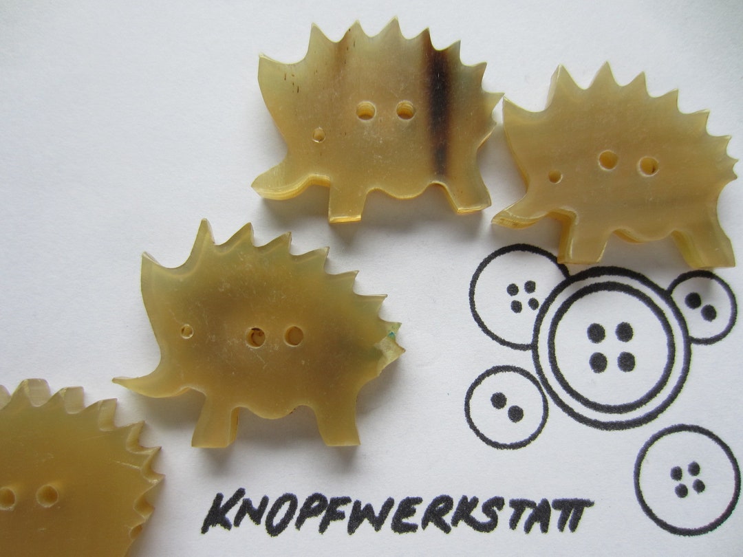 5 Horn Buttons, Buttons, Traditional Button, Special Button, 2-hole Button, Horn Button, Wild ...