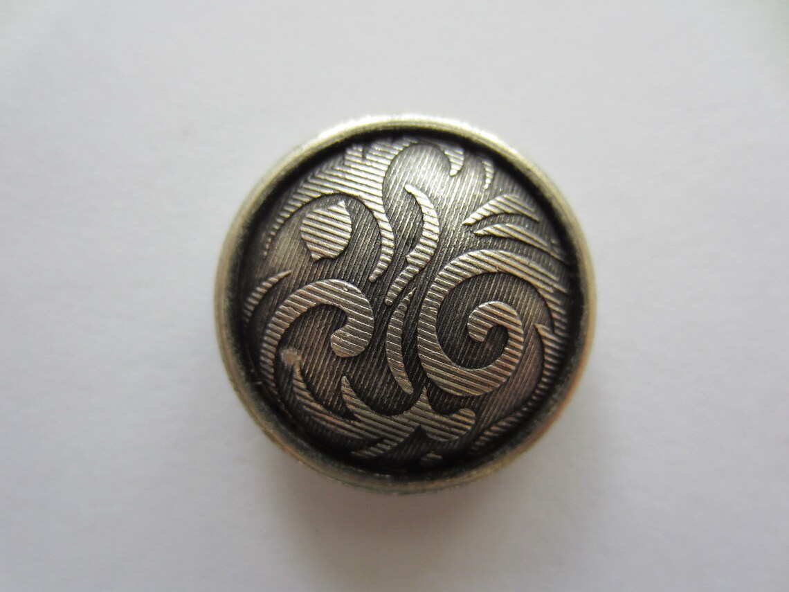 5 Metal Buttons 18 Mm, 23 Mm, or 28 Mm, Buttons, Traditional Buttons ...
