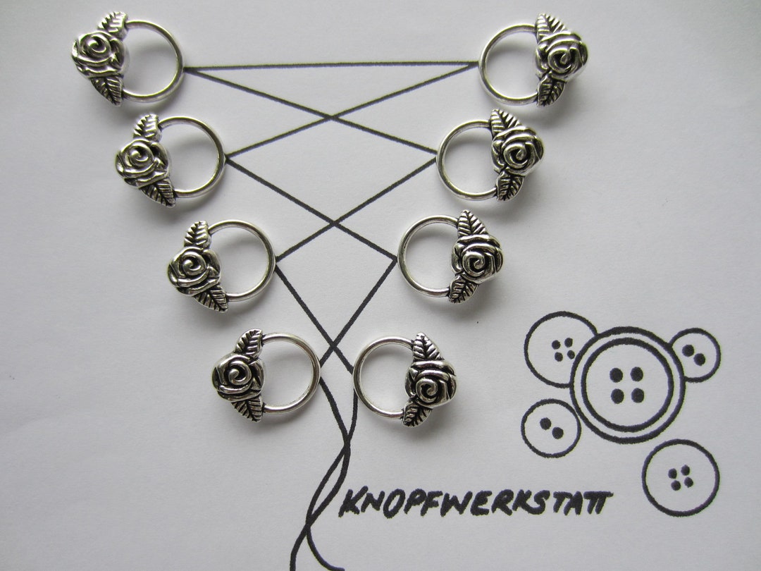 Metal Bodice Eyelets, Dirndl Eyelets, Bodice Hooks, Lacing Eyelets ...