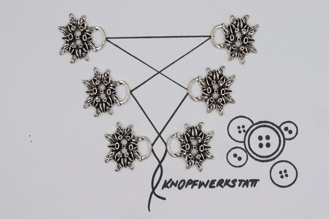 Metal Bodice Eyelets, 3, 4 or 5 Pairs, Dirndl Eyelets, Bodice Hooks ...