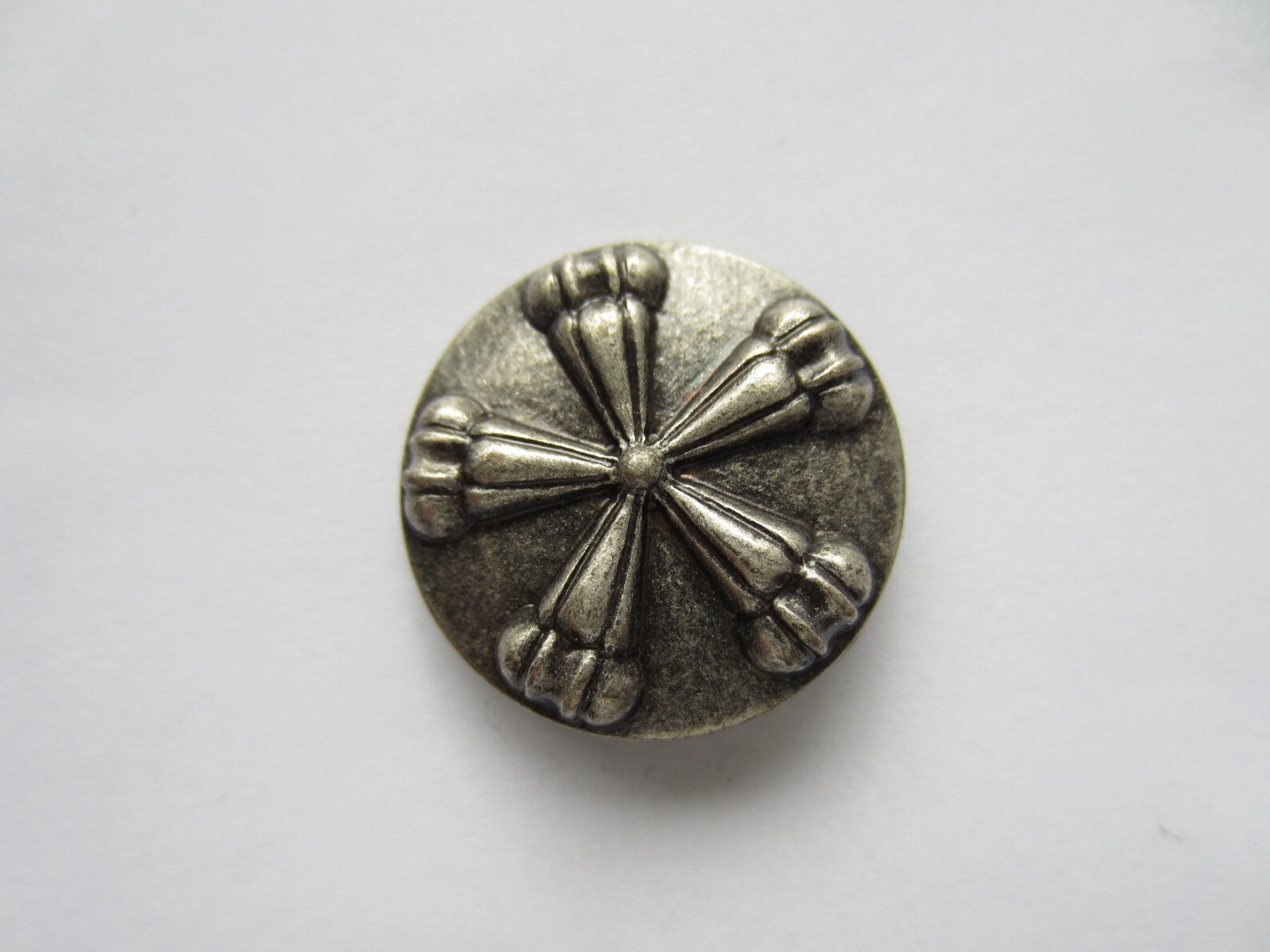 9 Metal Buttons 23 Mm, Buttons, Traditional Buttons, Flat Buttons ...