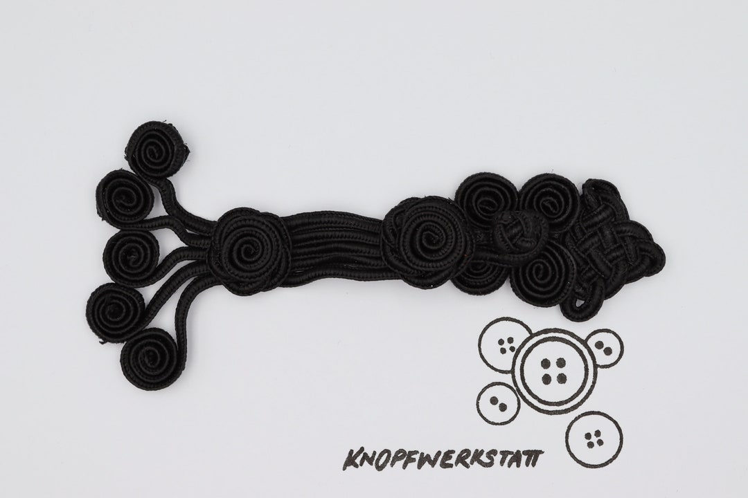 1 Handmade Fastener, Frog With Button, Garment Fastener, Traditional ...