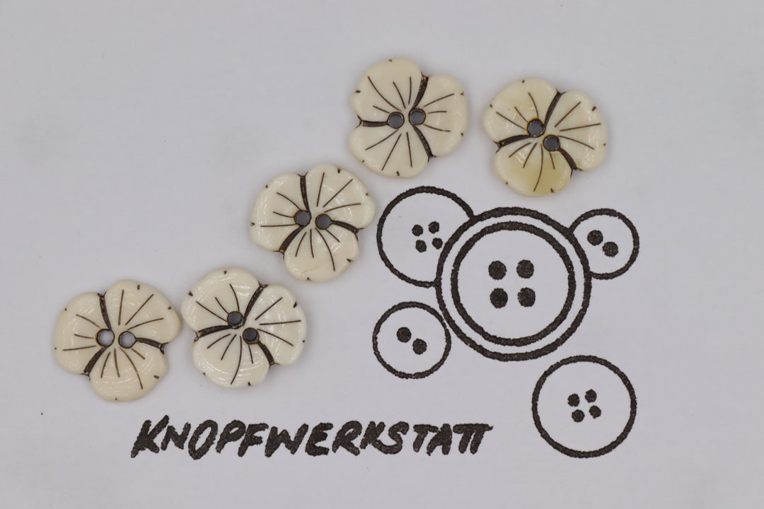 5 Corozo Buttons 18 Mm, Button, Traditional Buttons, Playful Buttons in ...