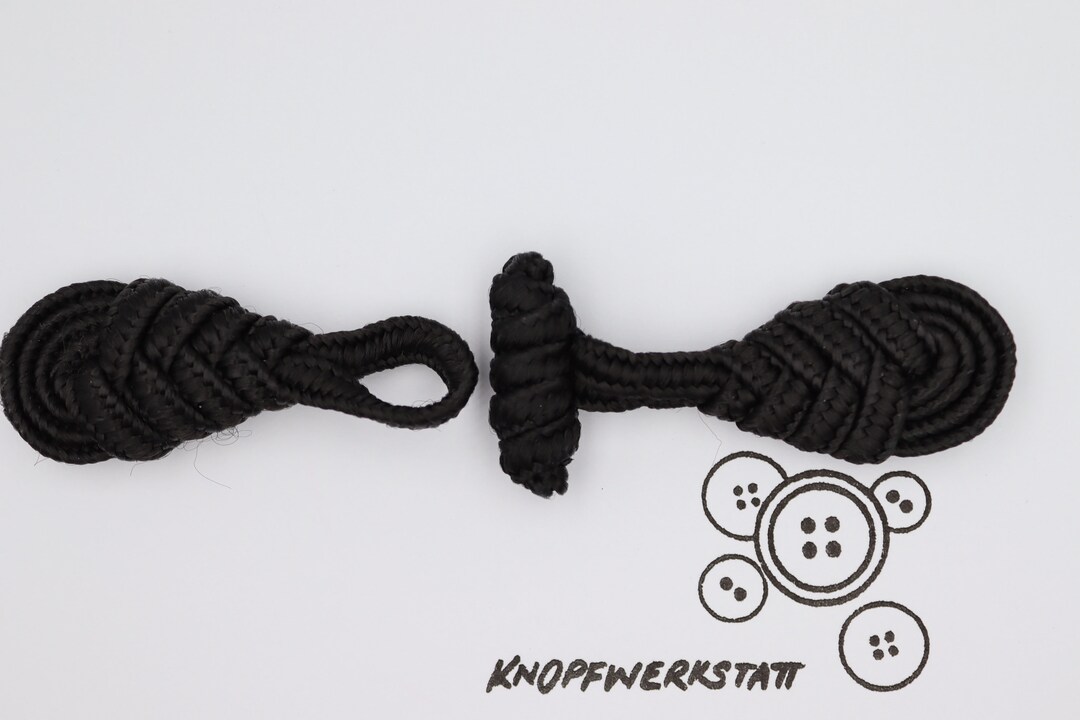 1 Handmade Clasp, Frog With Toggle, Garment Clasp, Traditional Clasp ...