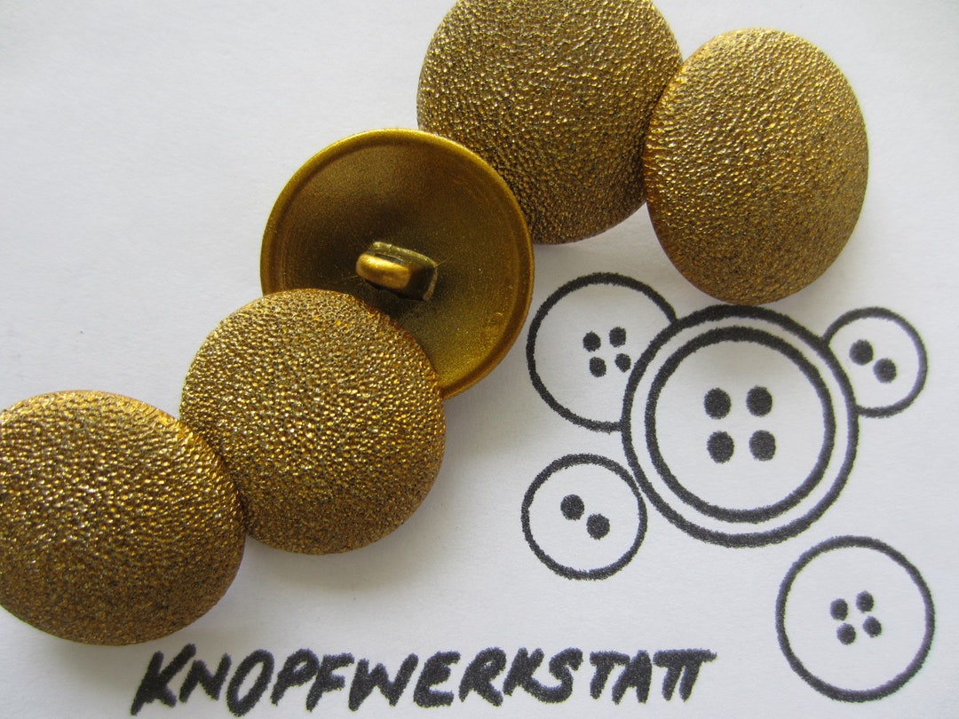 5 Metal Buttons 15, 18 or 23 Mm , Buttons, Traditional Buttons, Buttons ...