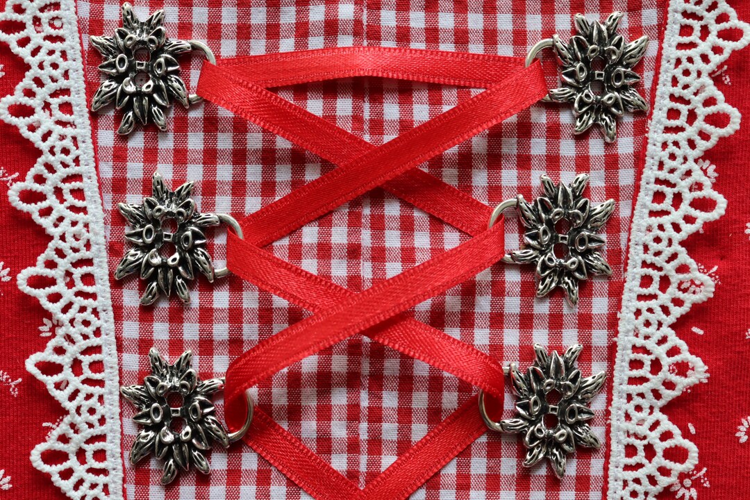 Metal Bodice Eyelets, 3, 4 or 5 Pairs, Dirndl Eyelets, Bodice Hooks ...