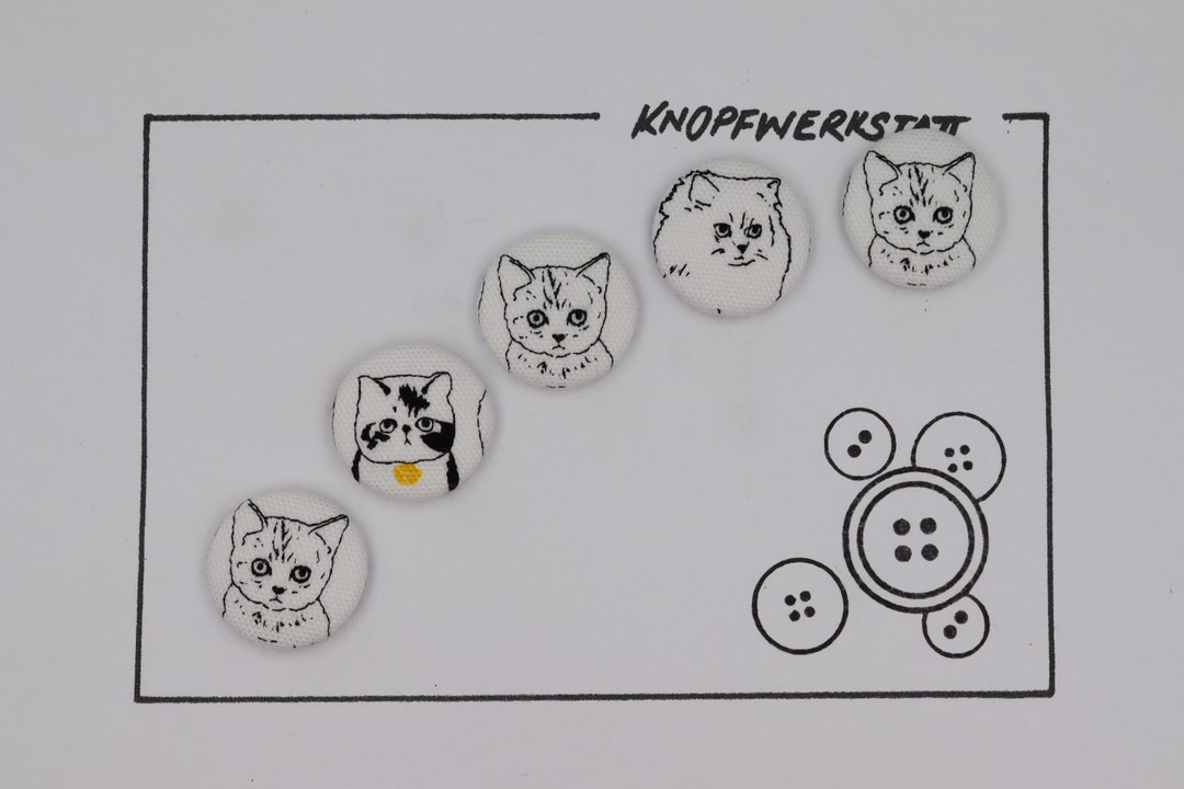 5-fabric-buttons-23-mm-buttons-children-s-buttons-etsy