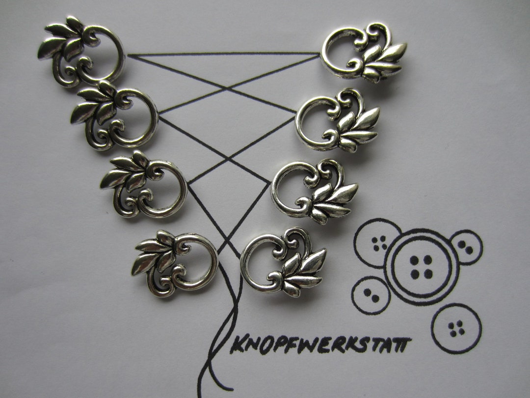 Metal Bodice Eyelets, 1, 2, 3, 4 or 5 Pairs, Dirndl Eyelets, Bodice ...