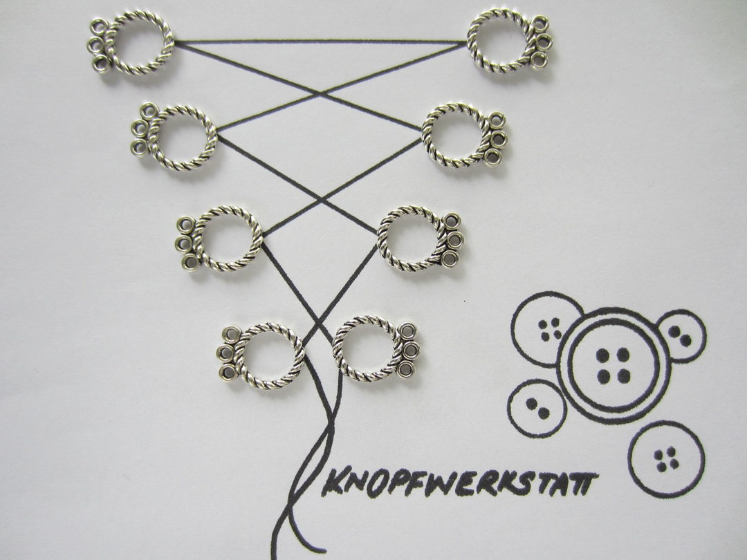 Metal Bodice Eyelets, Dirndl Eyelets, Bodice Hooks, Lacing Eyelets ...