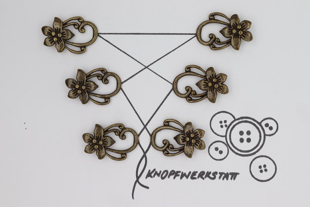 Metal Bodice Eyelets, 3, 4 or 5 Pairs, Dirndl Eyelets, Bodice Eyelets ...