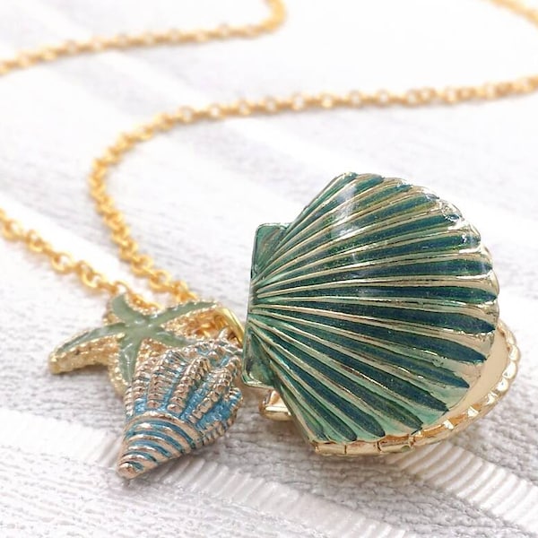 Mermaid Locket - Etsy