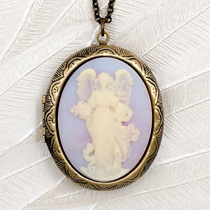 Angel Locket - Etsy
