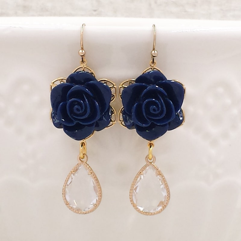Rose Gold Navy Art - Etsy