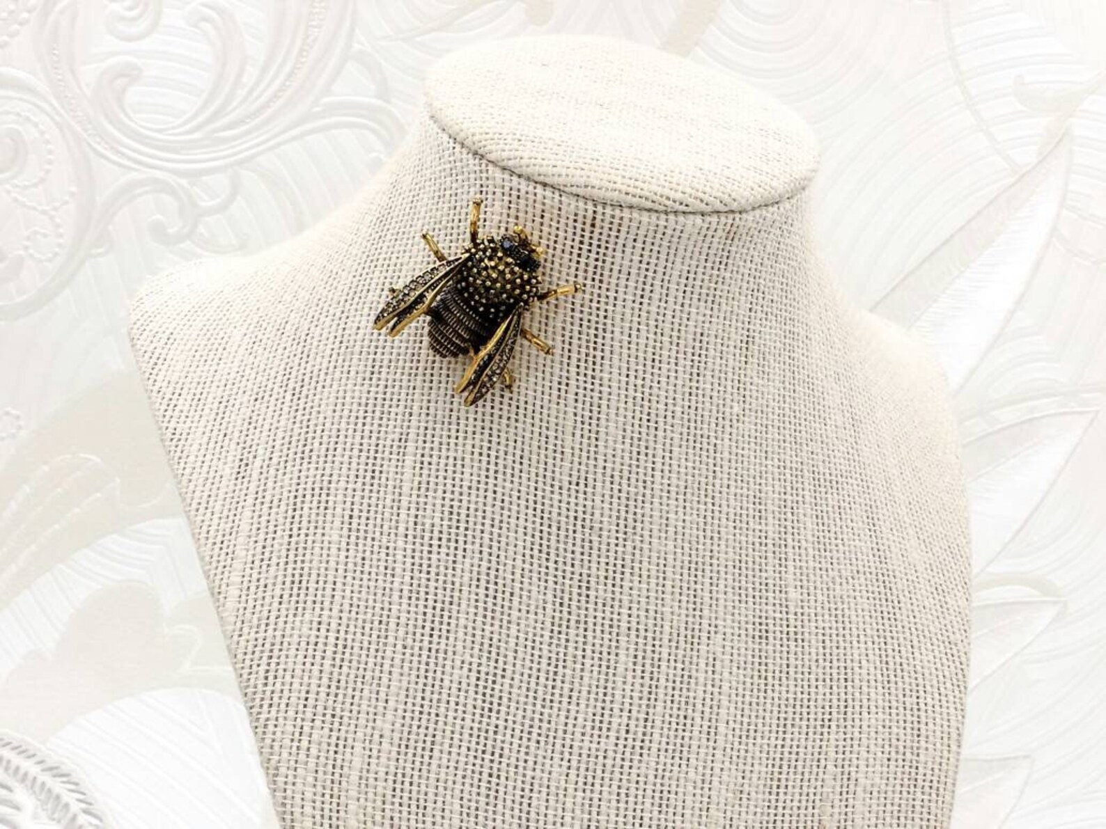 Bee Brooch Gold Honeybee Keeper Bee Jewelry Whimiscal | Etsy