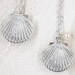 Seashell Locket in Seashell Box Silver Sea Shell Pendant - Etsy