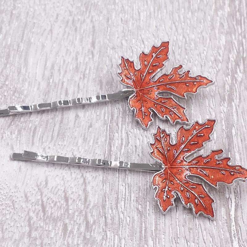 Maple Leaf Hair Pin - Etsy