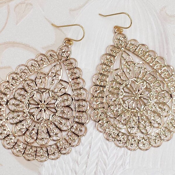 Earrings Filigree - Etsy