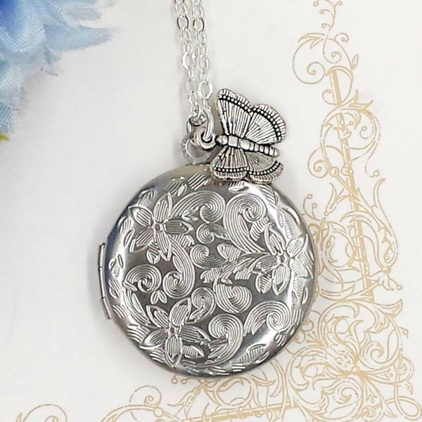 Butterfly Locket - Etsy