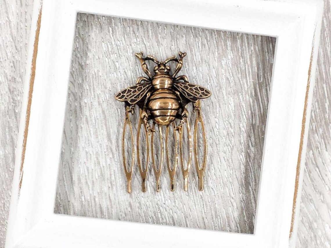 Bee Hair Comb Bumblebee Hair Comb Queen Bee Head Piece Bee - Etsy
