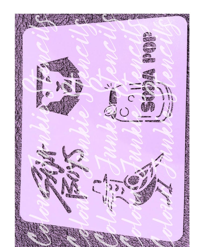 Facepaint,art Stencils,k-pop Demon Hunters,mylar,reusable,bodyart - Etsy