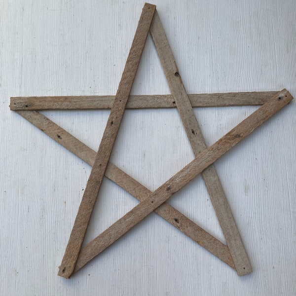 Wooden Star Decor - Etsy