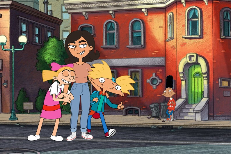 Hey Arnold Custom Portrait, Cartoon Commission Art, Digital ...