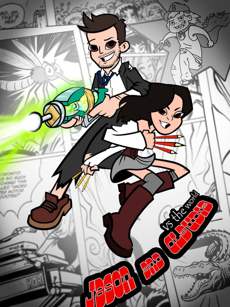 Custom Couple Portrait in Comics Style Commission Drawing - Etsy