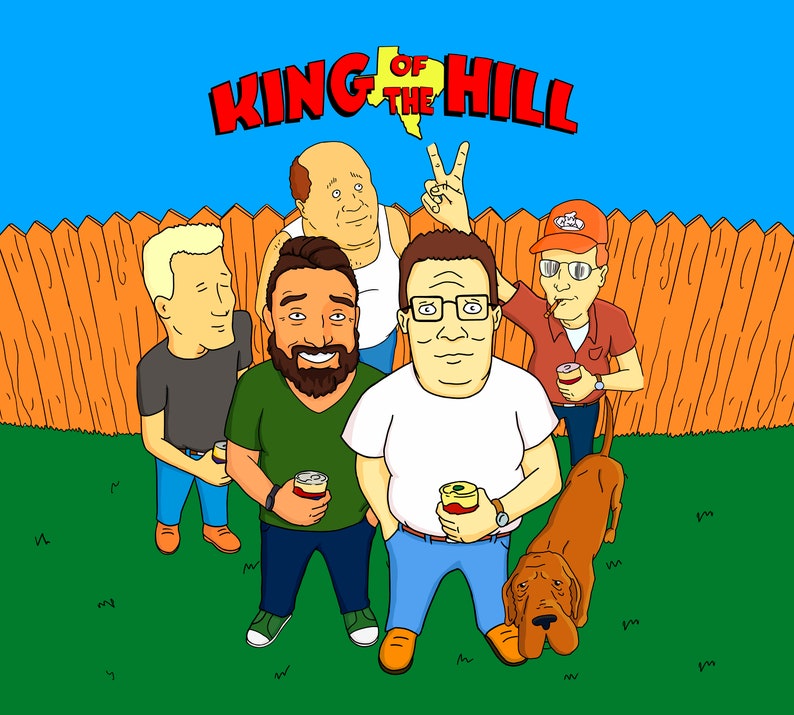 Custom Cartoon Commission Art Personalized Birthday Gift - Etsy