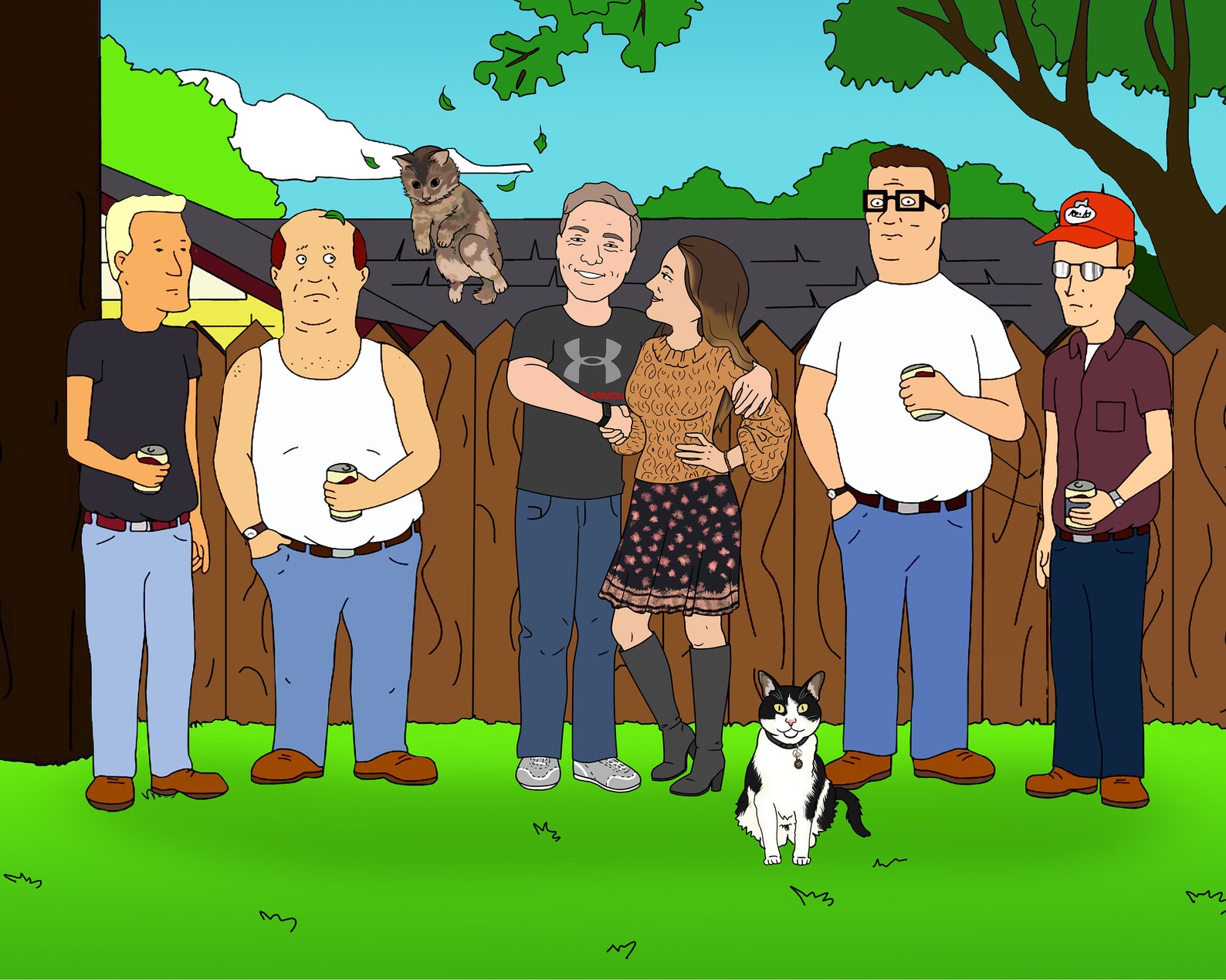 Custom Cartoon Commission Art Personalized Birthday Gift | Etsy