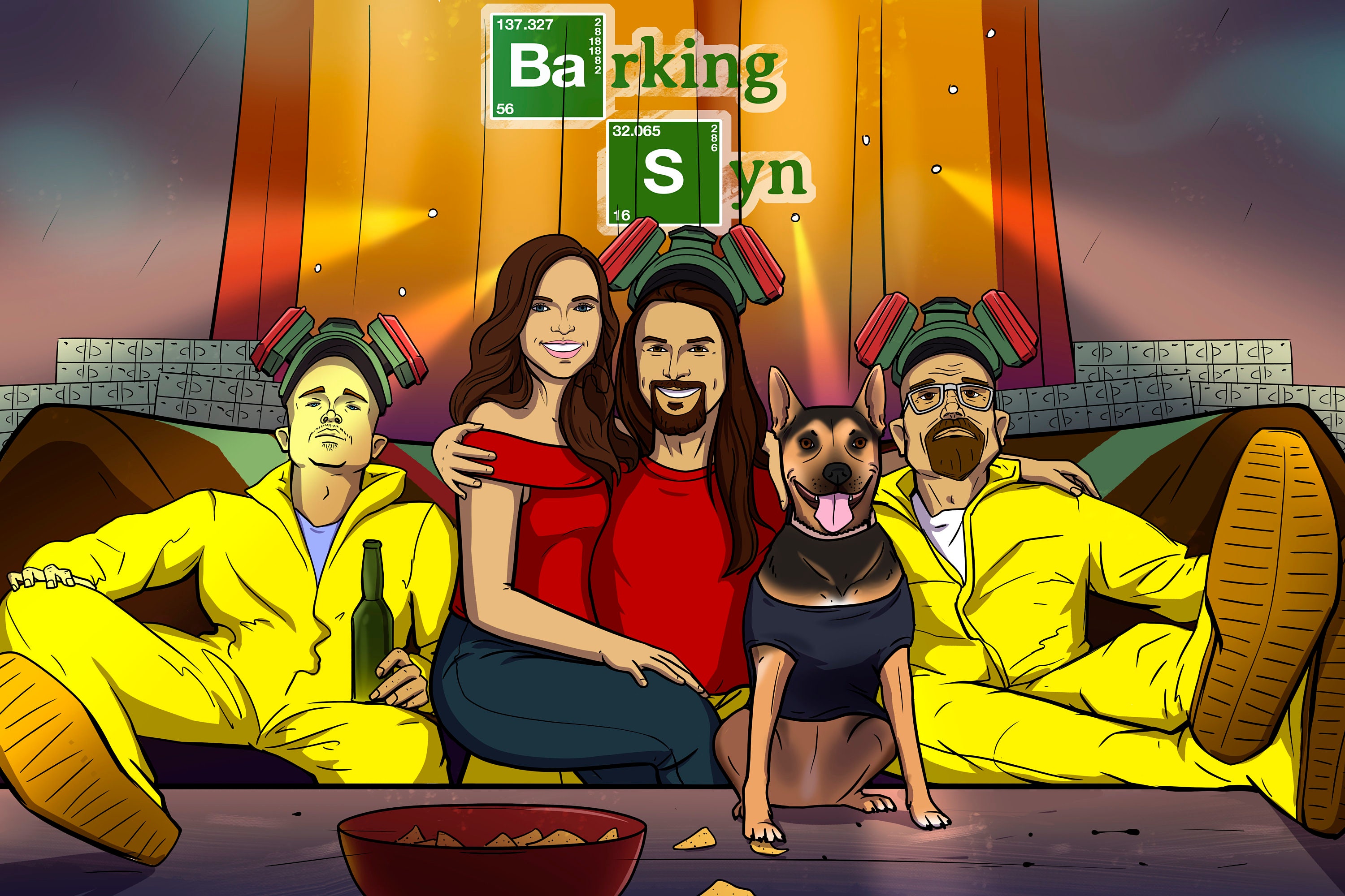 Comics portrait Personalized Cartoon poster boyfriend | Etsy