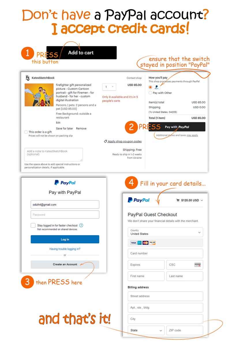 Custom Drawn Portrait Cartoon Drawing Commission Art - Etsy