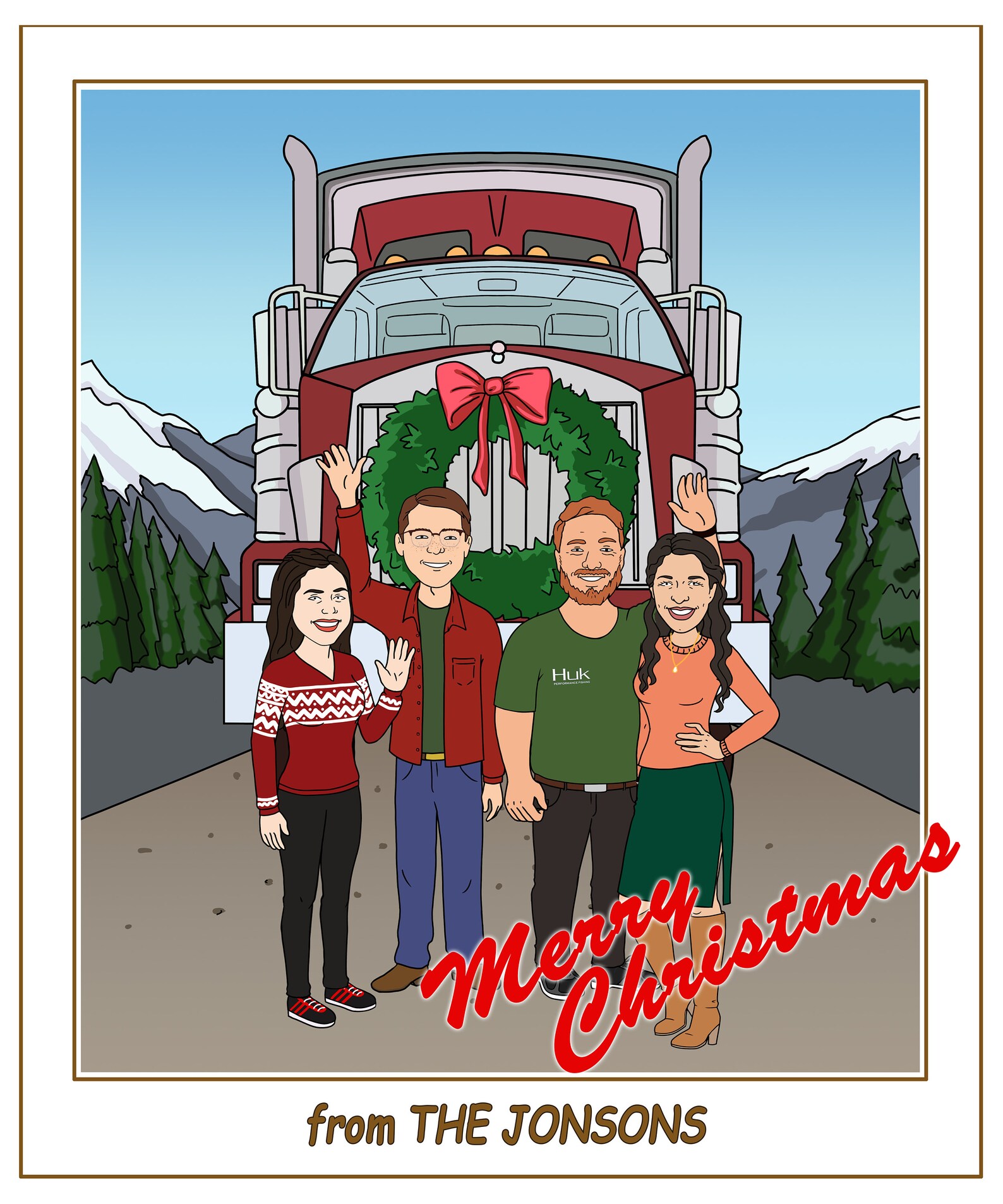 Custom Cartoon Commission Art Personalized Birthday Gift - Etsy