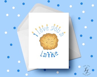 I Love You a Latke - Etsy