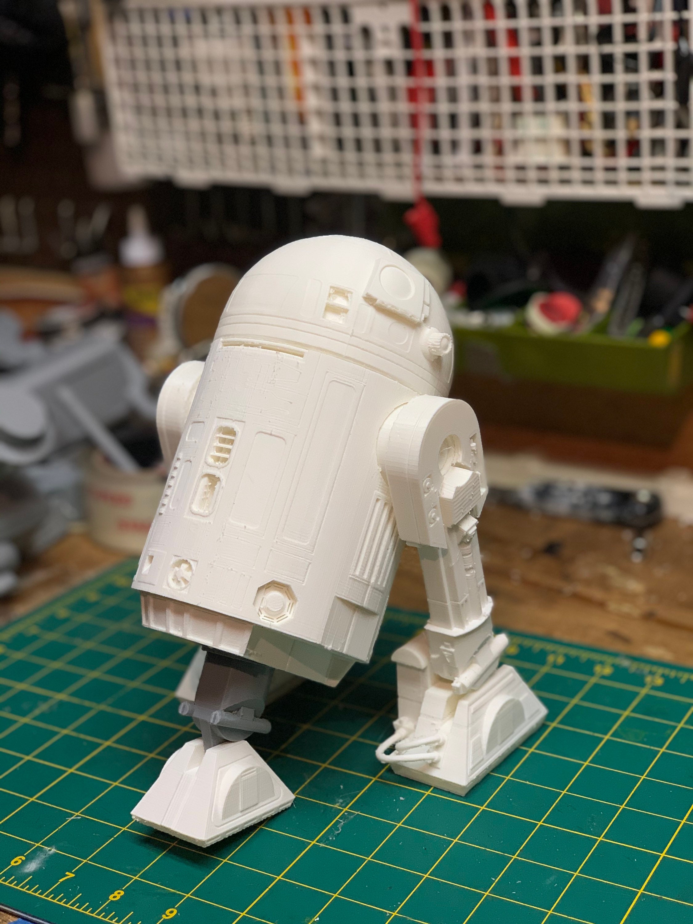 R2-unit Astromech Droid-black Series Scale - Etsy