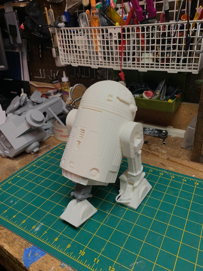 R2-unit Astromech Droid-black Series Scale - Etsy